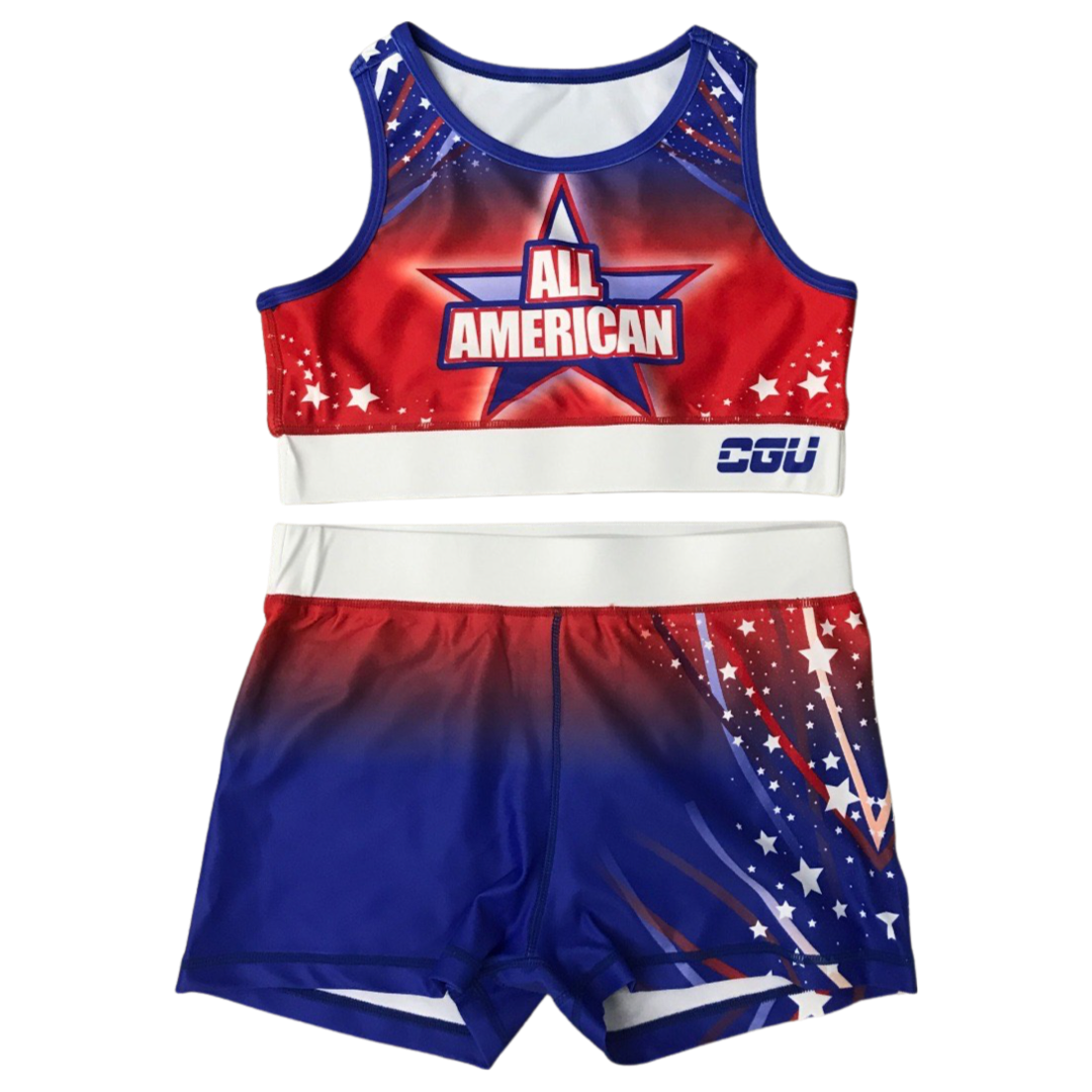 Custom Team Sports Bra Set 5677 – Cheer Girlz United