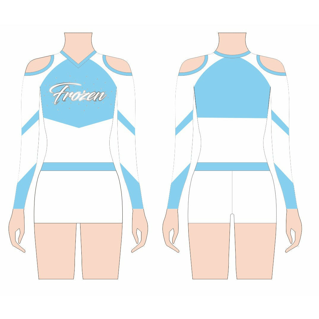 Custom Sublimated Cheer Uniform 5528 – Cheer Girlz United