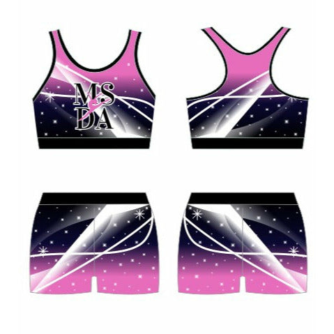 Custom Team Sports Bra Set 4422 – Cheer Girlz United